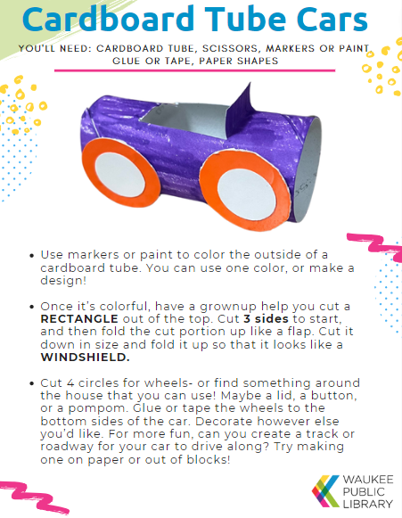 Cars Storytime | Waukee Public Library